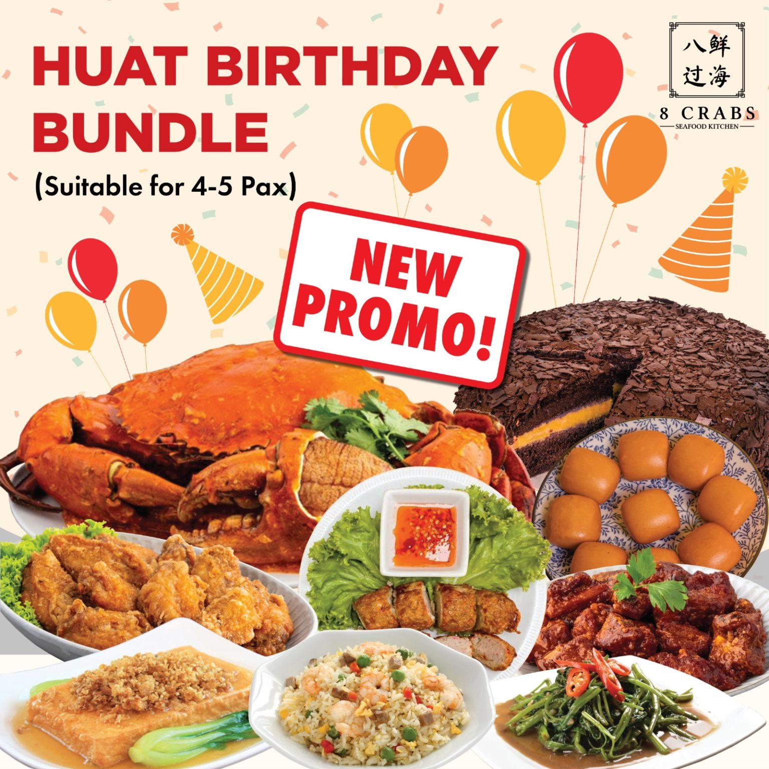 Crab Set Meals by 8 Crabs - Crab Delivery Singapore